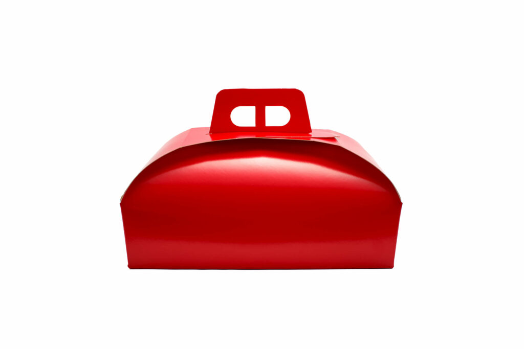 Red cake box - Monteverdi